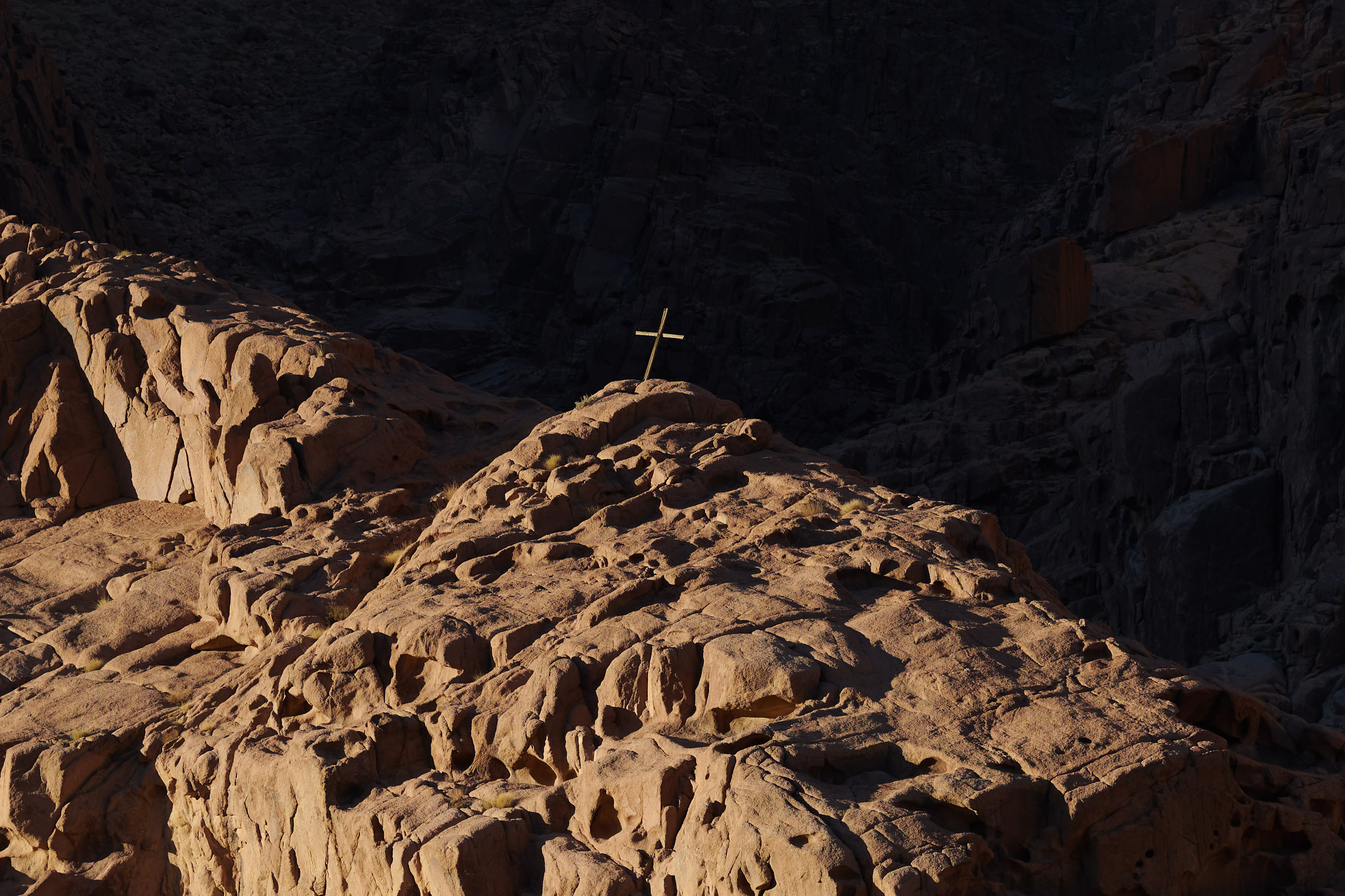 Cross in First Light - Father Justin's Blog